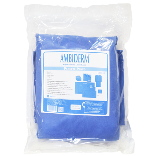 PAQUETE P/PARTO AMBIDERM ESTÉRIL SMS – AMBIDERMSADECV