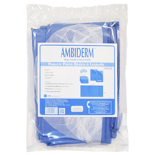 PAQUETE P/PARTO BÁSICO Y/O LEGRADO AMBIDERM ESTÉRIL SMS – AMBIDERMSADECV
